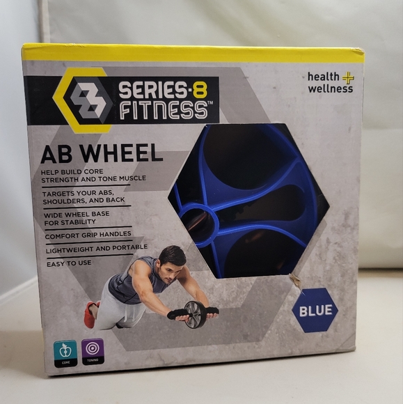 Series 8 Fitness | Other | New In Box Series 8 Fitness Blue Ab Wheel ...
